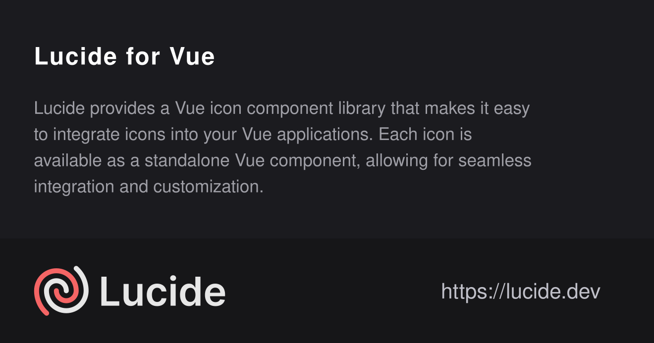 Lucide for Vue – Lucide