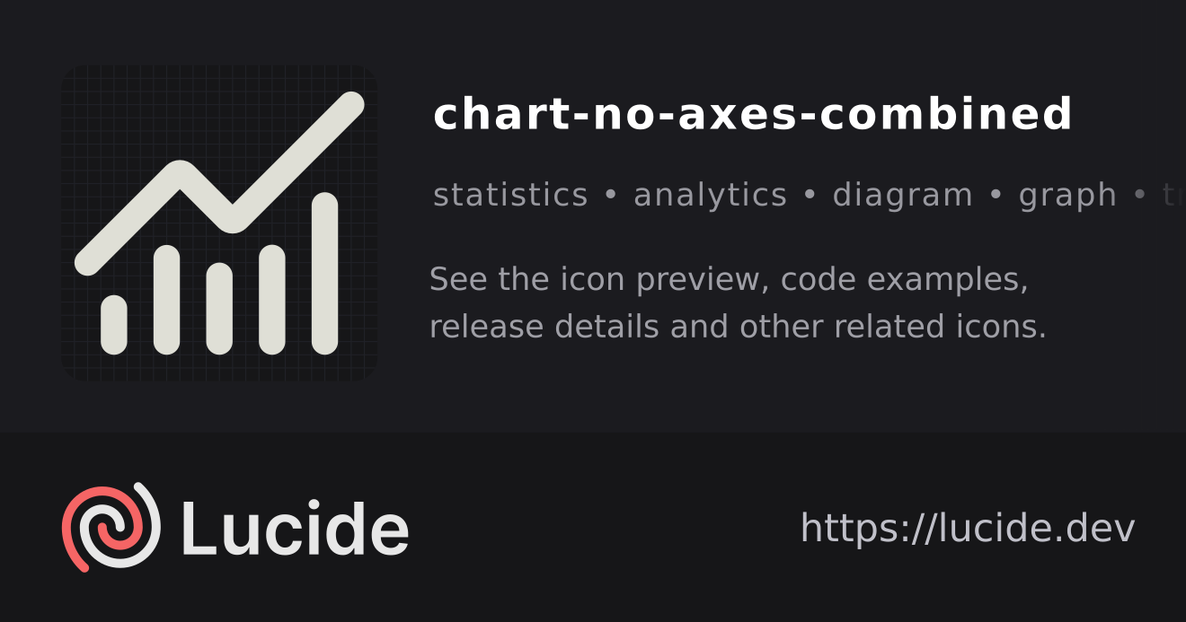 chart-no-axes-combined icon details – Lucide