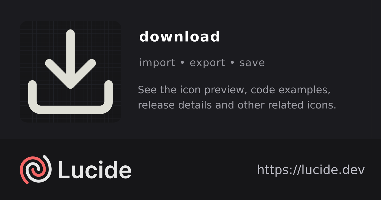 download icon details – Lucide